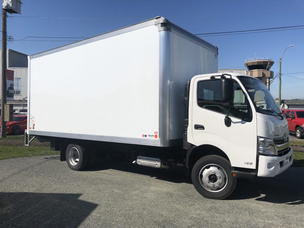 2019 Hino 195 with 18’ Dry Van & Power Lift Gate - SOLD - Island Hino